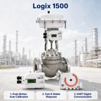 China Logix 1500 Smart Digital Valve Positioner HART Communication 4 20mA IP67 Flow Control Petrochemical Refining Plant for sale