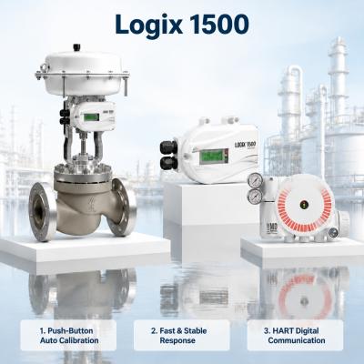 China Logix 1500 Intelligent Digital Valve Positioner HART Protocol 4 20mA Pneumatic Control Valve Accessory Oil Gas Industry for sale