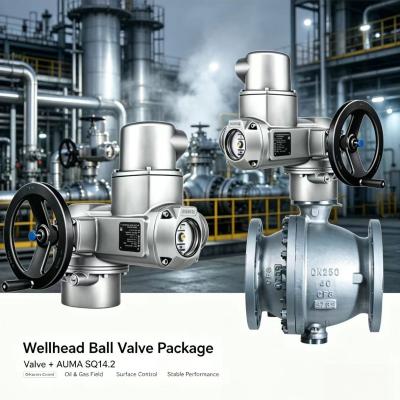 China AUMA SQ 14.2 Part-Turn Actuator 800-2400Nm High Torque Open-Close Valve Actuator IP68 Industrial for sale