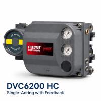 China DVC6200 HC Digital Valve Controller 4–20 mA HART Pneumatic Single Acting Valve Positioner with Feedback for sale