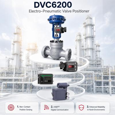 China FIELDVUE DVC6200 Smart Valve Positioner 4 20mA IP66 Digital Valve Controller for sale