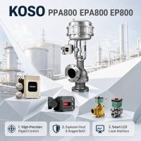 China KOSO OEM Electro Pneumatic Smart Valve Positioner PPA800 EPA800 EP800 4 20mA IP66 Oil Gas Single Double Acting for sale
