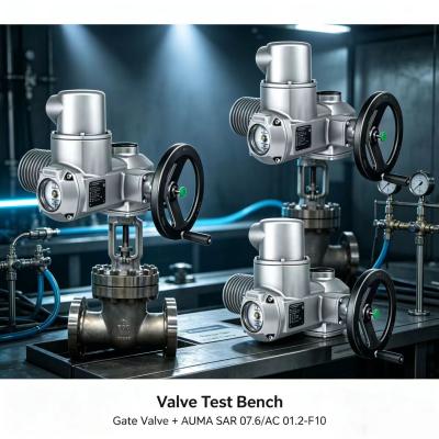 China High Quality AUMA SAR 07.6/AC 01.2-F10 Multi-Turn Electric Actuator for Modulating Valve Control 30-60Nm for sale