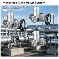 China High Quality AUMA SAR 07.6/AC 01.2-F10 Multi-Turn Electric Actuator for Modulating Valve Control 30-60Nm for sale