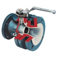 China Drain Control ValveAKH6 Fully Lined Tank Drain Control Valve PN 16 Class 150 Pressure Blue Color for sale