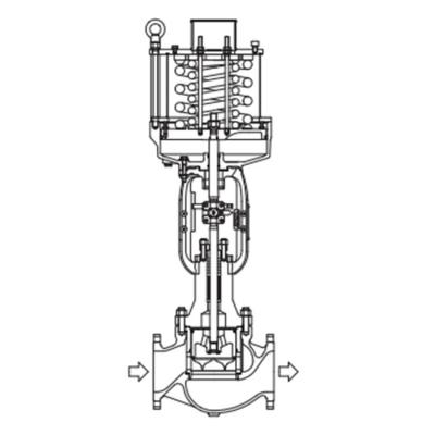 China Pressure Balanced Type Electric Control Valve Plain Bonnet Stable Performance for sale