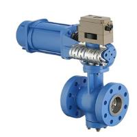 China DN 25 - DN 600 Rotary Plug Control Valve Pneumatic Supply High Strength for sale