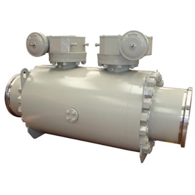China Double Block And Bleed Pneumatic Control Valve Rising Stem Wide Temperature Range for sale