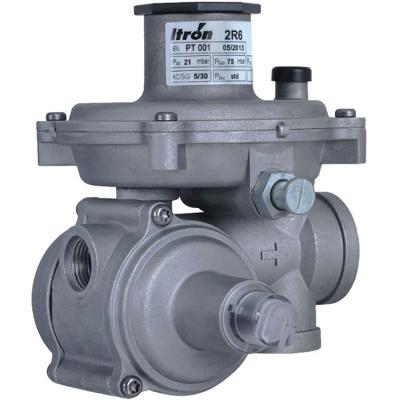 China 2R Series Pressure Reducing Valve 13 - 110 Mbar Outlet Pressure High Precision for sale