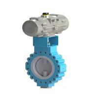 China Butterfly Type Pneumatic Control Valve LAS/LDS Without Lining DIN Version for sale