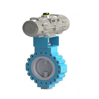 China Butterfly Type Pneumatic Control Valve LAS/LDS Without Lining DIN Version for sale