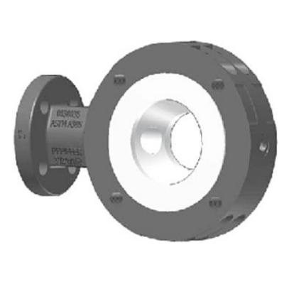 China Low Pressure Service BR 24s Spacer Valve PTFE Lining Class 150 Pressure for sale