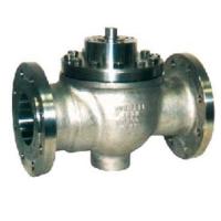 China DIN Version Rotary Plug Electric Control Valve With -200 - 450°C / -328 - 842°F Medium Temperature for sale
