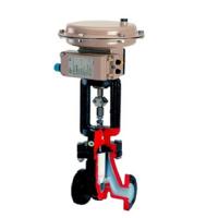 China DIN Version Pneumatic Control Valve With PRA Lining Alloy / Steel Material for sale