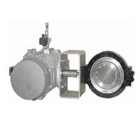 China PN 10 - PN 40 Pressure Pneumatic Butterfly Valve Without Lining Metal Material for sale