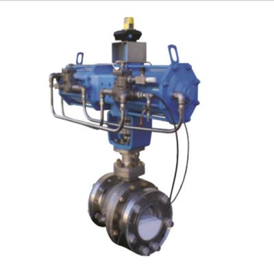 China Wafer Type Flanged SS ASME B16.34 Metal Seated Ball Valves for sale