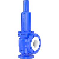 China Type 447 With Full PTFE-Lining At The Inlet And Outlet Spring Loaded Safety Valve for sale