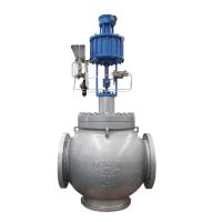 China ABM Large Pneumatic Control Valve With ABB V18345 V18346 Control Valve Positioner for sale