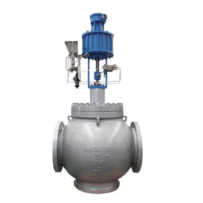 China ABM Large Pneumatic Control Valve With ABB V18345 V18346 Control Valve Positioner for sale
