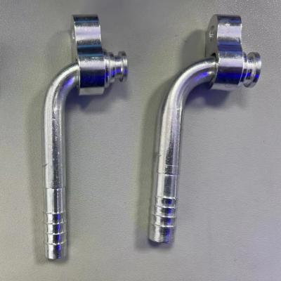 China POKKA R134A 3'' 4'' 5'' Car Auto Pipe Ac Hose Aluminum Joints for sale