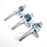 China POKKA 3'' 4'' 5'' R134a Pipe A/c Hose Pipe Fitting Straight Joint With Valve Cover for sale