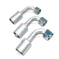China POKKA Curved 3'' 4'' 5'' Car R12 Ac Pipe Joint Fitting With R134 Aluminum Sleeve for sale