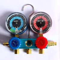 China POKKA NEK Manifold Gauge Set R134 With Charging Hose Universal Ac Manifold Gauge Set  R134a for Car for sale
