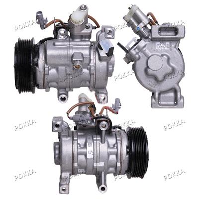 China POKKA Aircon 6PK 12V Single Biower Compressor for Toyota SIENTA VIOS Car for sale