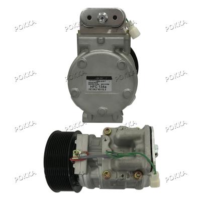 China POKKA 8082 ACTORS 24V 11PK 10PA Automatic Ac Compressor for Mercedes-Benz Truck for sale