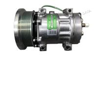 China POKKA Car Ac air Auto 24V 7H15 8PK Compressor for Carter Excavator for sale