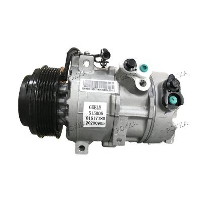 China POKKA 1016017180 Car Air Conditioner AC Auto Compressor Price for GEELY EC718-RV 2017- for sale