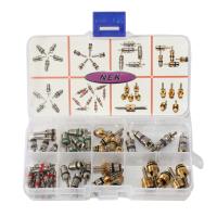 China POKKA NEK Nozzle Tire Valve Cores Set Quality Wholesale Portable AC System Car Air Valve Core for sale