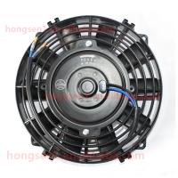 China POKKA Auto Radiator Fan  8'' 9'' 10'' 12''14'' Inch Straight Curved Fan Blade 80 Watt Auxiliary Fan for Car for sale