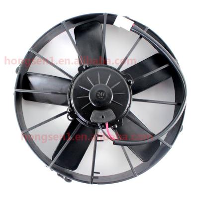 China POKKA 12 Inch 24V 160W Portable Air Cooling Fan Automotive Car Cooling Fan Air Conditioning System Cooling Fan AC for sale