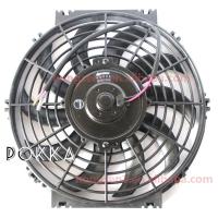 China POKKA Auto 10 Inch 12V Radiator Cooling Fan Universal Air Conditioner Cooling Fan Radiator for sale