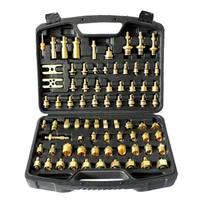 China POKKA 77 PCS Car  R134A Leak Detection Repair Tool Automobile AC Repair Tools for sale