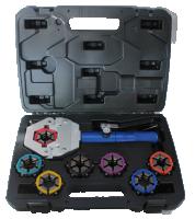 China POKKA Factory Price AC Hose Crimping Tools Kit Wholesale A/C Hose Crimper Kit Manual Crimping Tool for sale