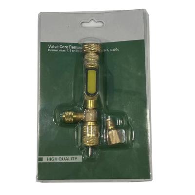 China POKKA Valve Core Remover Tool R220 R410A R404A R407C Auto Parts Valve Core Remover for sale