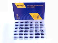 China POKKA NBR HNBR 375 Pcs 36 Grids Car Air Conditioning Sealing O Ring Kit  Repair Rubber Ring for sale
