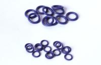 China POKKA NBR HNBR 375 Pcs 36 Grids Car Air Conditioning Sealing O Ring Kit  Repair Rubber Ring for sale