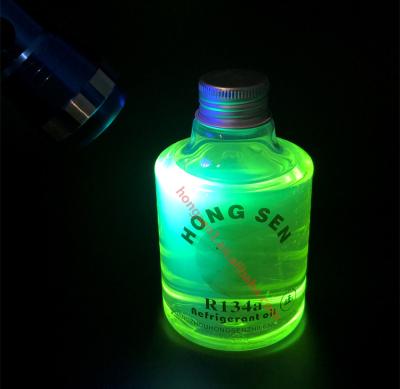 China POKKA HongSen 250G Pag Fluorescent Oil Automobile AC System Fluorescence Oil 134A Frozen Tracer Oil for Car Air Conditioning for sale