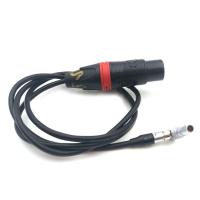 China 1M Arri Alexa Mini Audio Cable Right Angle 5 Pin To XLR 3 Pin Female for sale