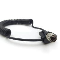 China Spring Type Dtap To Hirose 4 Pin Cable , Sound Devices Cable For Zoom F8 for sale