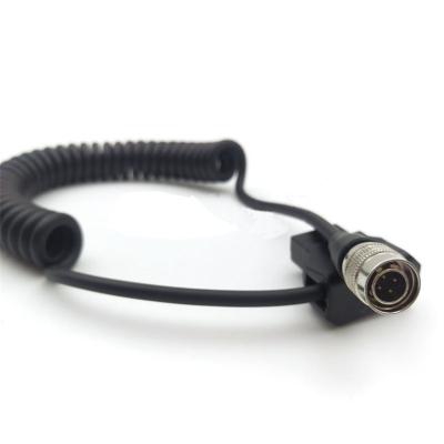 China Spring Type Dtap To Hirose 4 Pin Cable , Sound Devices Cable For Zoom F8 for sale