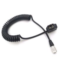 China Spring Type Dtap To Hirose 4 Pin Cable , Sound Devices Cable For Zoom F8 for sale