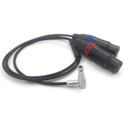 China OEM ODM Arri Alexa Mini Audio Cable Lemo 5 Pin To XLR 3 Pin Female for sale