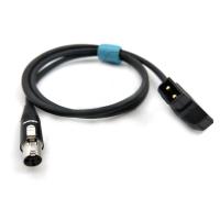 China 12V Camera Power Cable 80cm Mini Xlr To D Tap For TV Logic Monitor for sale