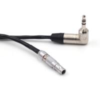 China 1M Red Camera Monitor Cable , Red Epic Timecode Cable 00B 4pin To Jack 3.5mm for sale