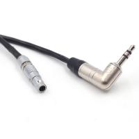 China 1M Red Camera Monitor Cable , Red Epic Timecode Cable 00B 4pin To Jack 3.5mm for sale