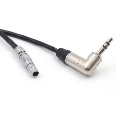 China 1M Red Camera Monitor Cable , Red Epic Timecode Cable 00B 4pin To Jack 3.5mm for sale